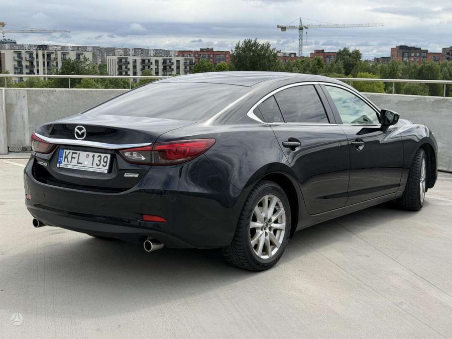 Black Mazda 6 2016 in Vilnius, with an engine capacity of 2.00 L and mileage of 178 thousand km for 11000 €, photo 5 on AUTOMOTO.COM.LV