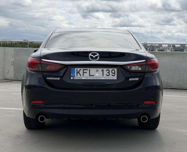 Black Mazda 6 2016 in Vilnius, with an engine capacity of 2.00 L and mileage of 178 thousand km for 11000 €, photo 6 on AUTOMOTO.COM.LV