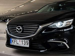 Black Mazda 6 2016 in Vilnius, with an engine capacity of 2.00 L and mileage of 178 thousand km for 11000 €, photo 9 on AUTOMOTO.COM.LV
