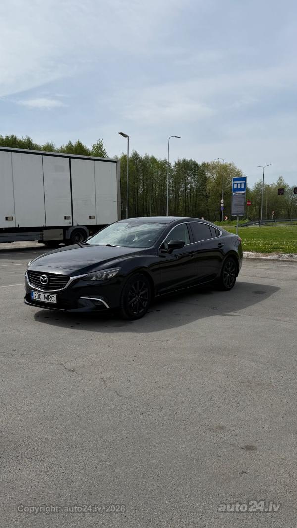 Black Mazda 6 2017 in Tallinn, with an engine capacity of 2.00 L and mileage of 91 thousand km for 16000 €, photo 4 on AUTOMOTO.COM.LV