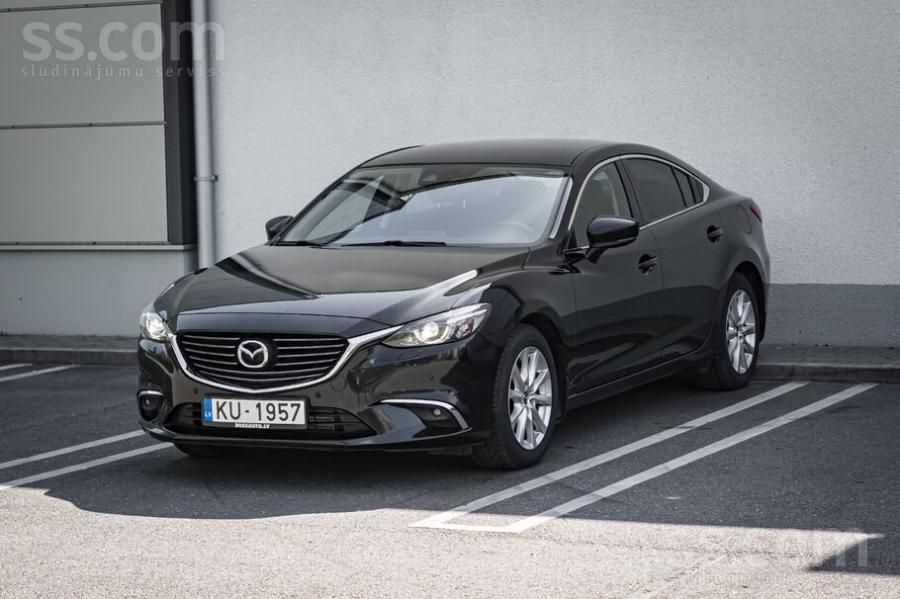 Melns Mazda 6 2017 Rīga, ar dzinēja tilpumu 2.20 L un nobraukumu 211 tūkst. km par 9550 €, foto 1 vietnē AUTOMOTO.COM.LV