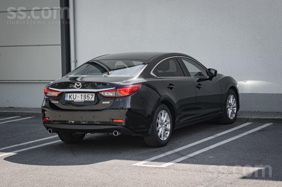 Melns Mazda 6 2017 Rīga, ar dzinēja tilpumu 2.20 L un nobraukumu 211 tūkst. km par 9550 €, foto 5 vietnē AUTOMOTO.COM.LV