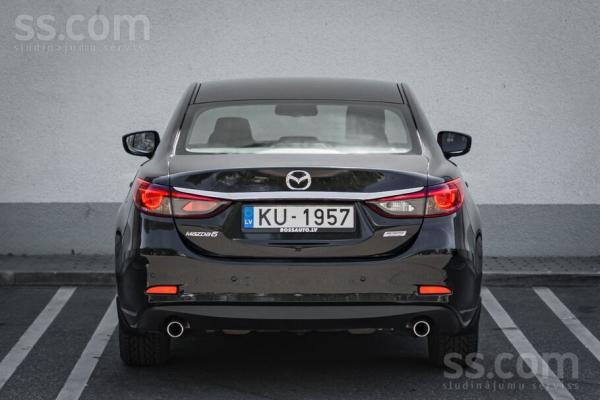Melns Mazda 6 2017 Rīga, ar dzinēja tilpumu 2.20 L un nobraukumu 211 tūkst. km par 9550 €, foto 5 vietnē AUTOMOTO.COM.LV