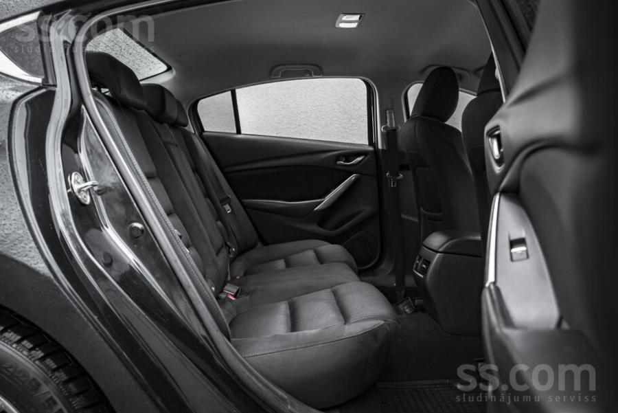 Melns Mazda 6 2017 Rīga, ar dzinēja tilpumu 2.20 L un nobraukumu 211 tūkst. km par 9550 €, foto 12 vietnē AUTOMOTO.COM.LV