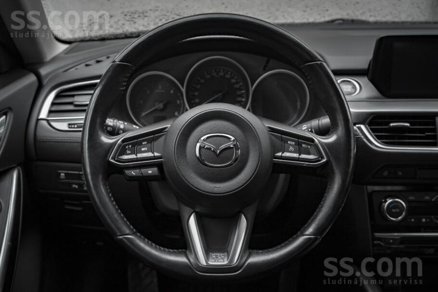 Melns Mazda 6 2017 Rīga, ar dzinēja tilpumu 2.20 L un nobraukumu 211 tūkst. km par 9550 €, foto 18 vietnē AUTOMOTO.COM.LV