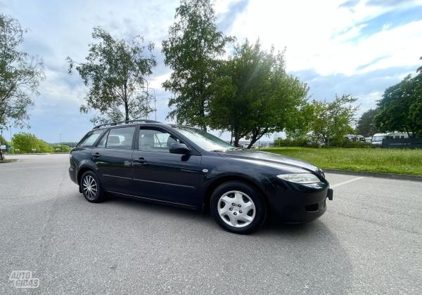 Melns Mazda 6 2003 Kauņa, ar dzinēja tilpumu 1.80 L un nobraukumu 227 tūkst. km par 1300 €, foto 3 vietnē AUTOMOTO.COM.LV