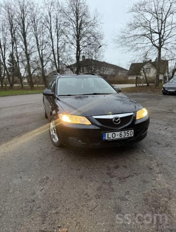 Melns Mazda 6 2005 Talsi, ar dzinēja tilpumu 2.00 L un nobraukumu 283 tūkst. km par 900 €, foto 1 vietnē AUTOMOTO.COM.LV