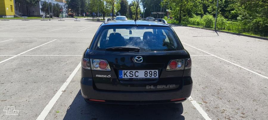 Black Mazda 6 2006 in Vilnius, with an engine capacity of 2.00 L and mileage of 305 thousand km for 600 €, photo 7 on AUTOMOTO.COM.LV