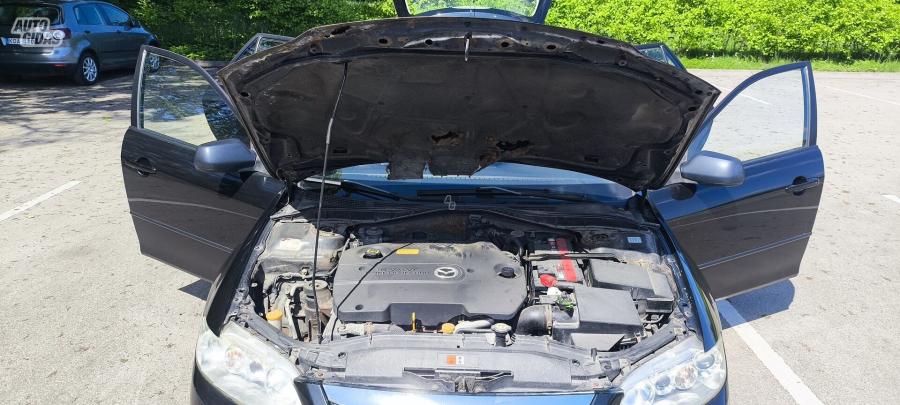 Black Mazda 6 2006 in Vilnius, with an engine capacity of 2.00 L and mileage of 305 thousand km for 600 €, photo 17 on AUTOMOTO.COM.LV