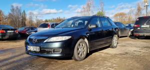 Black Mazda 6 2006 in Valmiera, with an engine capacity of 2.30 L and mileage of 235 thousand km for 1100 €, photo 7 on AUTOMOTO.COM.LV