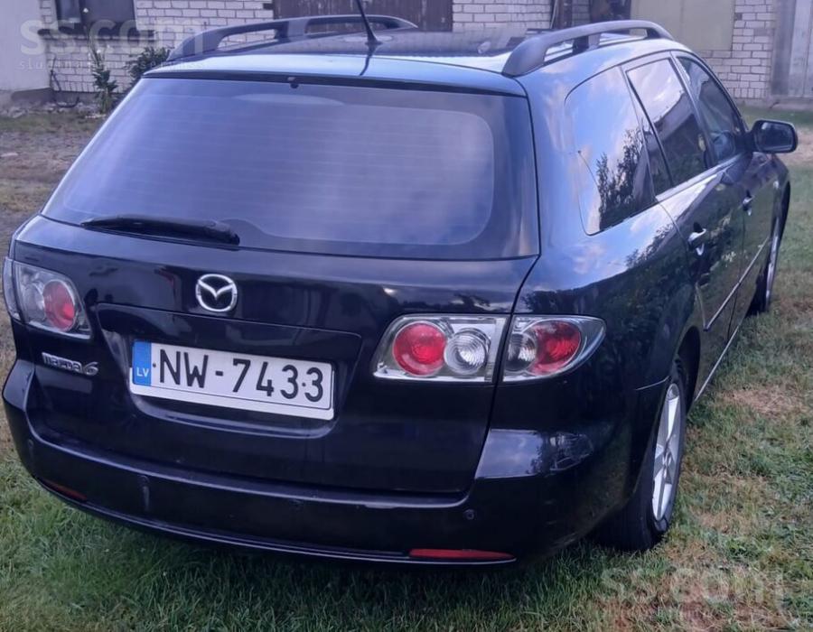 Melns Mazda 6 2006 Tukums, ar dzinēja tilpumu 2.00 L un nobraukumu 253 tūkst. km par 1200 €, foto 4 vietnē AUTOMOTO.COM.LV