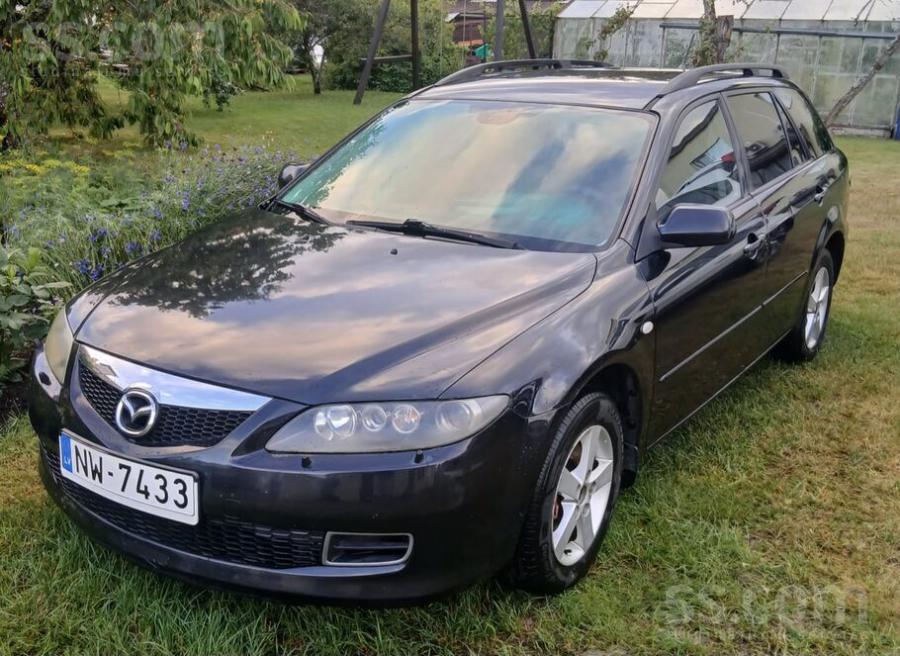 Melns Mazda 6 2006 Tukums, ar dzinēja tilpumu 2.00 L un nobraukumu 253 tūkst. km par 1200 €, foto 5 vietnē AUTOMOTO.COM.LV