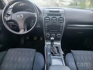 Black Mazda 6 2006 in Tukums, with an engine capacity of 2.00 L and mileage of 253 thousand km for 1100 €, photo 3 on AUTOMOTO.COM.LV