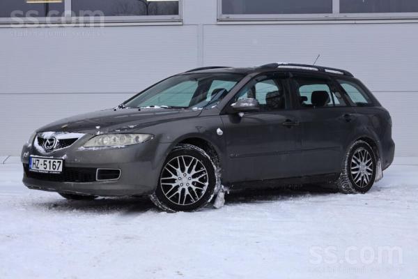 Black Mazda 6 2007 in Riga, with an engine capacity of 2.00 L and mileage of 0 thousand km for 1195 €, photo 1 on AUTOMOTO.COM.LV