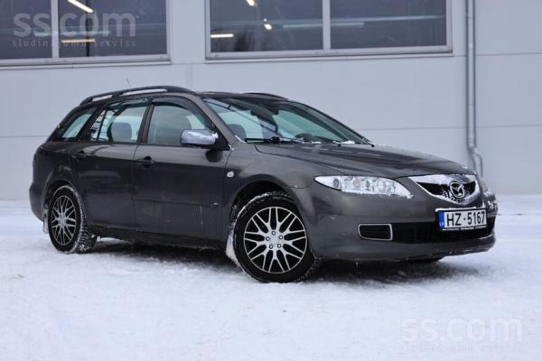 Black Mazda 6 2007 in Riga, with an engine capacity of 2.00 L and mileage of 0 thousand km for 1195 €, photo 2 on AUTOMOTO.COM.LV