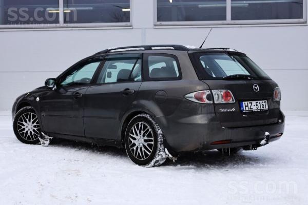 Black Mazda 6 2007 in Riga, with an engine capacity of 2.00 L and mileage of 0 thousand km for 1195 €, photo 5 on AUTOMOTO.COM.LV