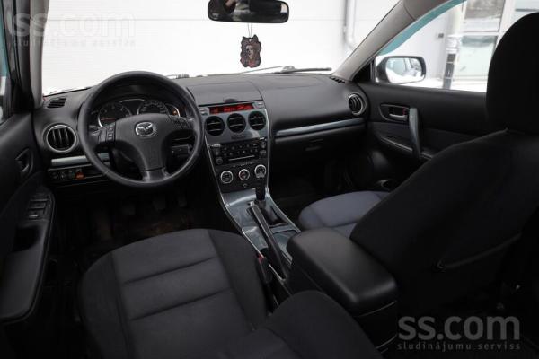 Black Mazda 6 2007 in Riga, with an engine capacity of 2.00 L and mileage of 0 thousand km for 1195 €, photo 7 on AUTOMOTO.COM.LV