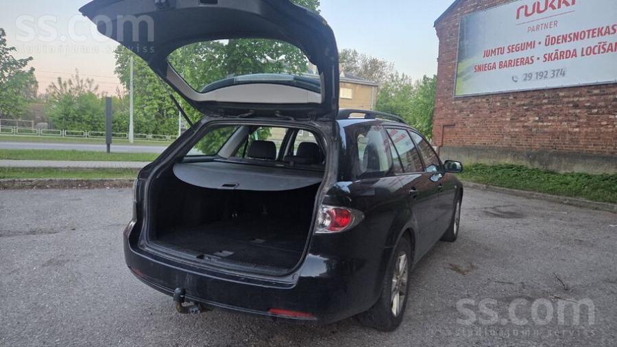 Melns Mazda 6 2007 Daugavpils, ar dzinēja tilpumu 2.30 L un nobraukumu 246 tūkst. km par 1750 €, foto 4 vietnē AUTOMOTO.COM.LV