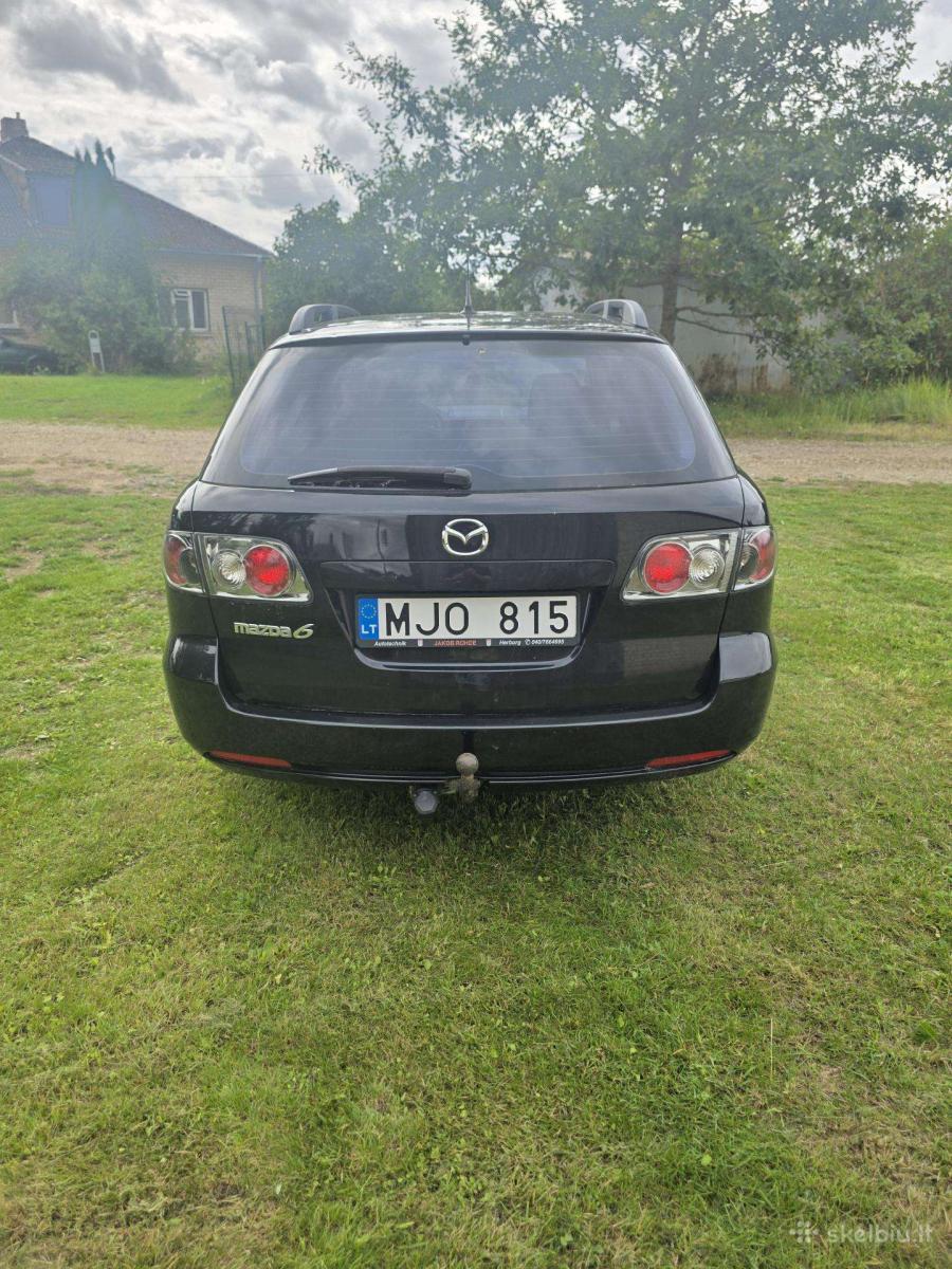 Melns Mazda 6 2007 Šauļi, ar dzinēja tilpumu 2.00 L un nobraukumu 211 tūkst. km par 1900 €, foto 4 vietnē AUTOMOTO.COM.LV