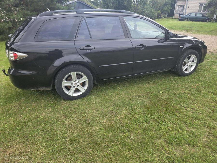 Melns Mazda 6 2007 Šauļi, ar dzinēja tilpumu 2.00 L un nobraukumu 211 tūkst. km par 1900 €, foto 5 vietnē AUTOMOTO.COM.LV