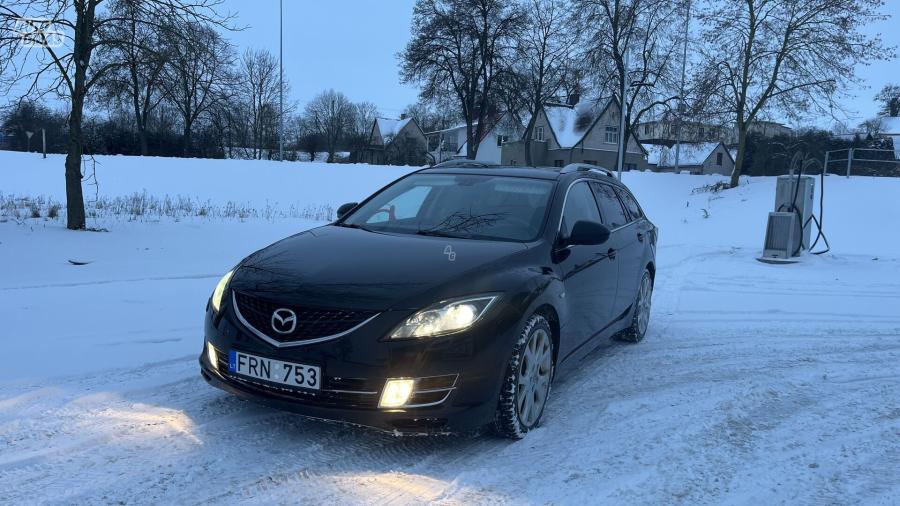 Melns Mazda 6 2008 Viļņa, ar dzinēja tilpumu 2.00 L un nobraukumu 253 tūkst. km par 2199 €, foto 2 vietnē AUTOMOTO.COM.LV
