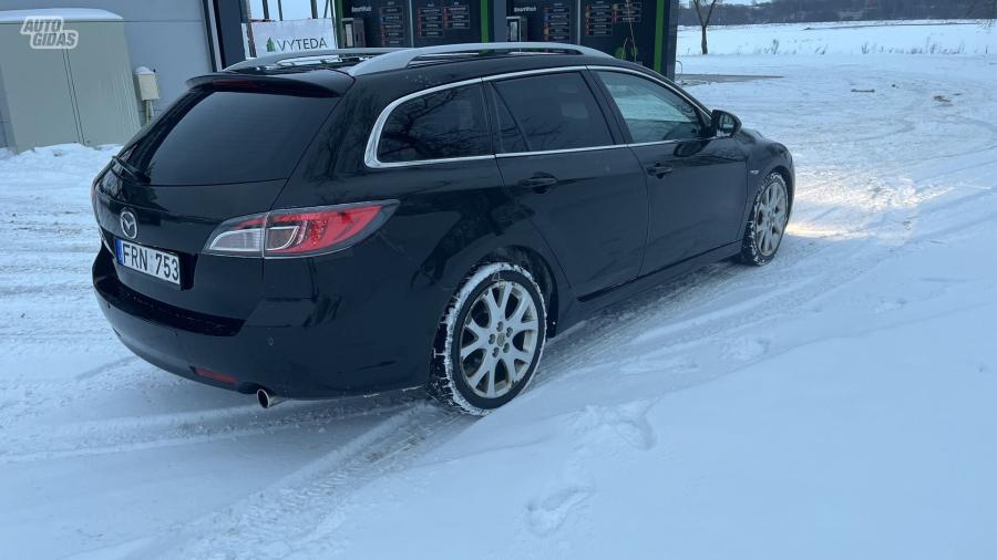 Melns Mazda 6 2008 Viļņa, ar dzinēja tilpumu 2.00 L un nobraukumu 253 tūkst. km par 2199 €, foto 4 vietnē AUTOMOTO.COM.LV