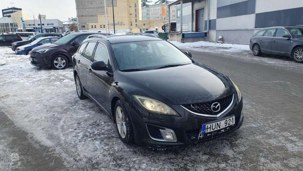 Melns Mazda 6 2008 Viļņa, ar dzinēja tilpumu 2.00 L un nobraukumu 350 tūkst. km par 950 €, foto 2 vietnē AUTOMOTO.COM.LV