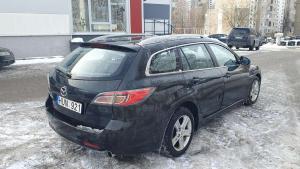 Black Mazda 6 2008 in Vilnius, with an engine capacity of 2.00 L and mileage of 350 thousand km for 950 €, photo 5 on AUTOMOTO.COM.LV
