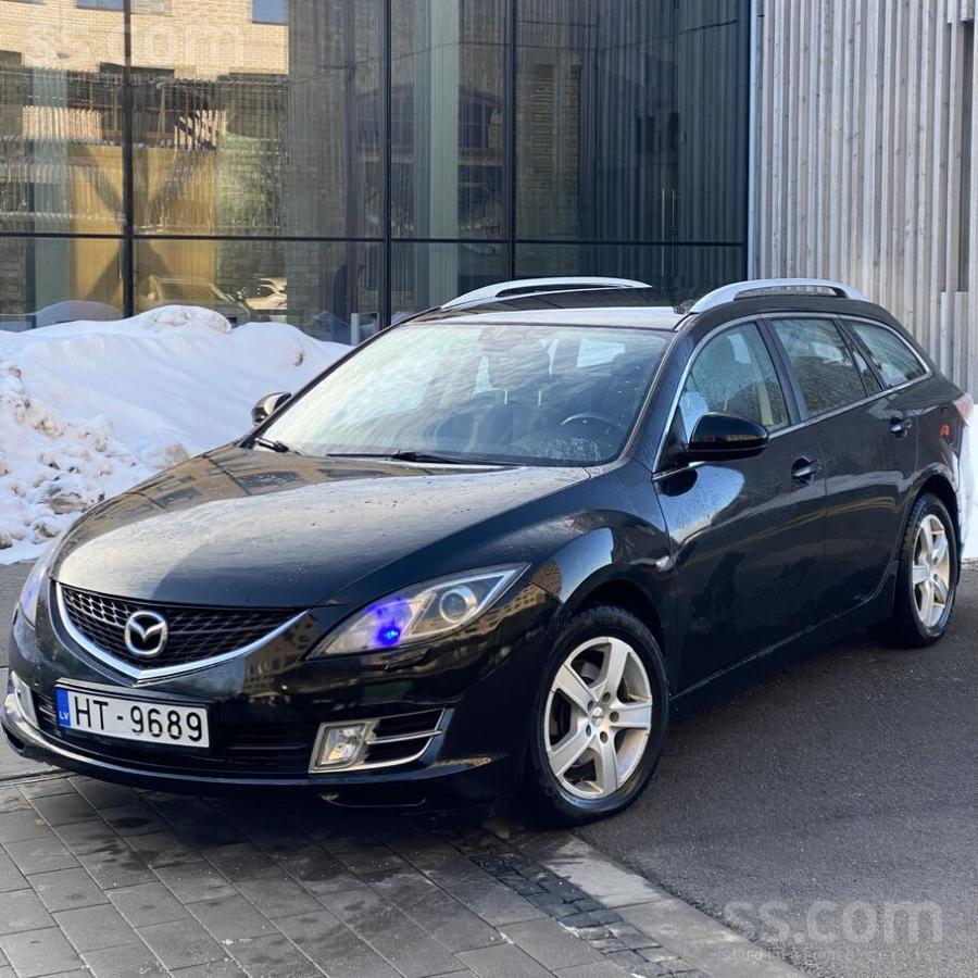 Black Mazda 6 2008 in Jelgava, with an engine capacity of 2.00 L and mileage of 257 thousand km for 500 €, photo 1 on AUTOMOTO.COM.LV