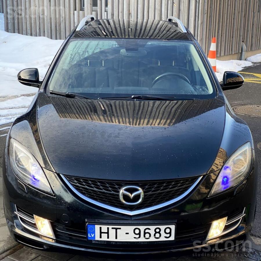 Black Mazda 6 2008 in Jelgava, with an engine capacity of 2.00 L and mileage of 257 thousand km for 500 €, photo 3 on AUTOMOTO.COM.LV