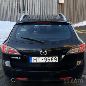 Black Mazda 6 2008 in Jelgava, with an engine capacity of 2.00 L and mileage of 257 thousand km for 500 €, photo 5 on AUTOMOTO.COM.LV