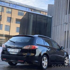 Black Mazda 6 2008 in Jelgava, with an engine capacity of 2.00 L and mileage of 257 thousand km for 500 €, photo 6 on AUTOMOTO.COM.LV