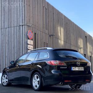 Black Mazda 6 2008 in Jelgava, with an engine capacity of 2.00 L and mileage of 257 thousand km for 500 €, photo 7 on AUTOMOTO.COM.LV