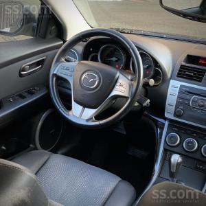 Black Mazda 6 2008 in Jelgava, with an engine capacity of 2.00 L and mileage of 257 thousand km for 500 €, photo 11 on AUTOMOTO.COM.LV