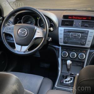 Black Mazda 6 2008 in Jelgava, with an engine capacity of 2.00 L and mileage of 257 thousand km for 500 €, photo 12 on AUTOMOTO.COM.LV