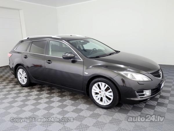 Black Mazda 6 2008 in Tallinn, with an engine capacity of 1.80 L and mileage of 299 thousand km for 1699 €, photo 1 on AUTOMOTO.COM.LV