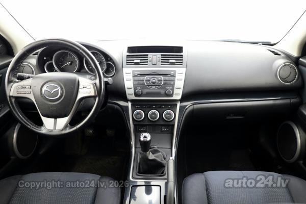 Black Mazda 6 2008 in Tallinn, with an engine capacity of 1.80 L and mileage of 299 thousand km for 1699 €, photo 5 on AUTOMOTO.COM.LV