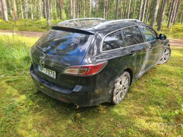 Черный Мазда 6 2008 в Гулбене, объемом двигателя 2.00 л и пробегом 282 тыс. км за 1000 €, фото 3 на AUTOMOTO.COM.LV