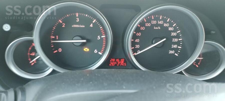 Black Mazda 6 2008 in Gulbene, with an engine capacity of 2.00 L and mileage of 282 thousand km for 1000 €, photo 7 on AUTOMOTO.COM.LV