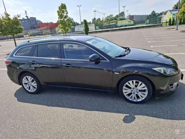 Melns Mazda 6 2008 Panevēža, ar dzinēja tilpumu 2.00 L un nobraukumu 307 tūkst. km par 2200 €, foto 1 vietnē AUTOMOTO.COM.LV