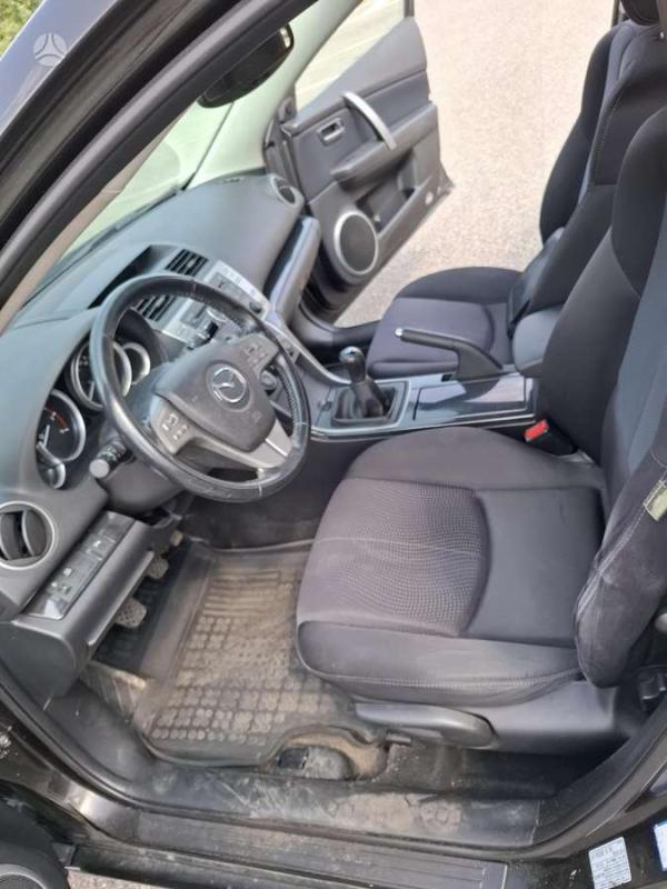 Melns Mazda 6 2008 Panevēža, ar dzinēja tilpumu 2.00 L un nobraukumu 307 tūkst. km par 2200 €, foto 8 vietnē AUTOMOTO.COM.LV