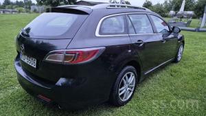 Melns Mazda 6 2008 Jēkabpils, ar dzinēja tilpumu 2.00 L un nobraukumu 330 tūkst. km par 720 €, foto 3 vietnē AUTOMOTO.COM.LV