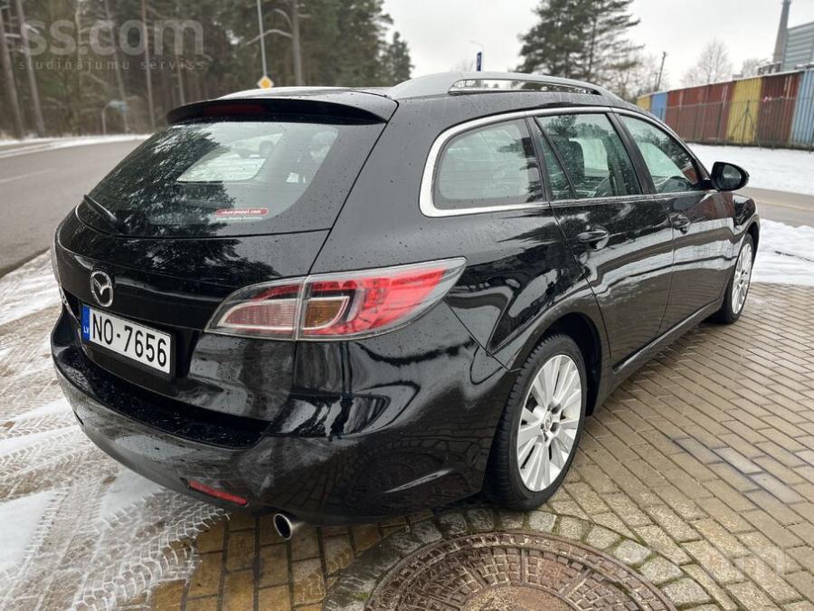 Черный Мазда 6 2008 в Валмиера, объемом двигателя 1.80 л и пробегом 269 тыс. км за 2890 €, фото 6 на AUTOMOTO.COM.LV