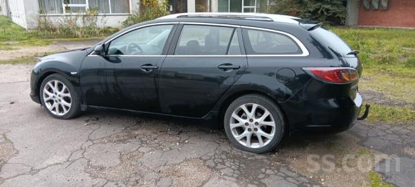Black Mazda 6 2008 in Jelgava, with an engine capacity of 2.00 L and mileage of 0 thousand km for 2500 €, photo 7 on AUTOMOTO.COM.LV