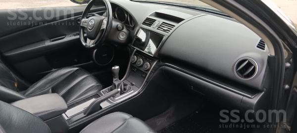 Black Mazda 6 2008 in Jelgava, with an engine capacity of 2.00 L and mileage of 0 thousand km for 2500 €, photo 9 on AUTOMOTO.COM.LV