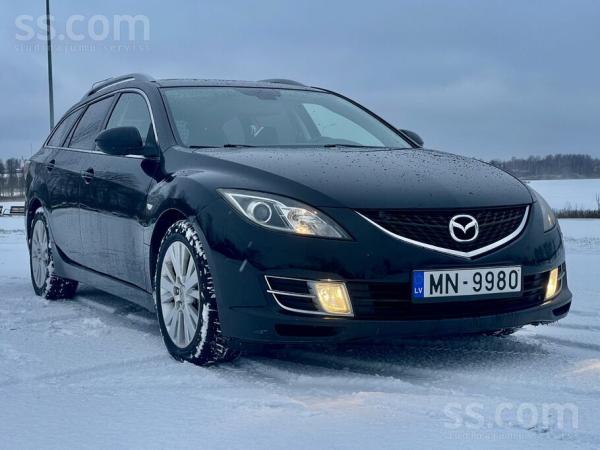 Black Mazda 6 2009 in Balvi, with an engine capacity of 2.20 L and mileage of 305 thousand km for 2950 €, photo 4 on AUTOMOTO.COM.LV