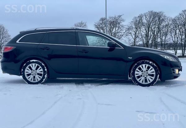 Black Mazda 6 2009 in Balvi, with an engine capacity of 2.20 L and mileage of 305 thousand km for 2950 €, photo 5 on AUTOMOTO.COM.LV