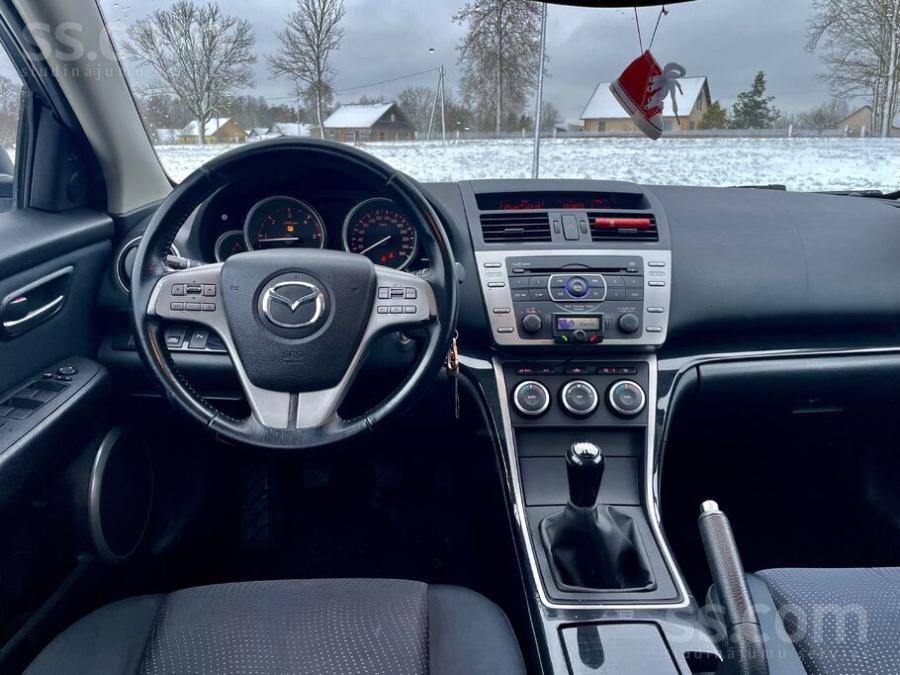 Melns Mazda 6 2009 Balvi, ar dzinēja tilpumu 2.20 L un nobraukumu 305 tūkst. km par 2950 €, foto 8 vietnē AUTOMOTO.COM.LV