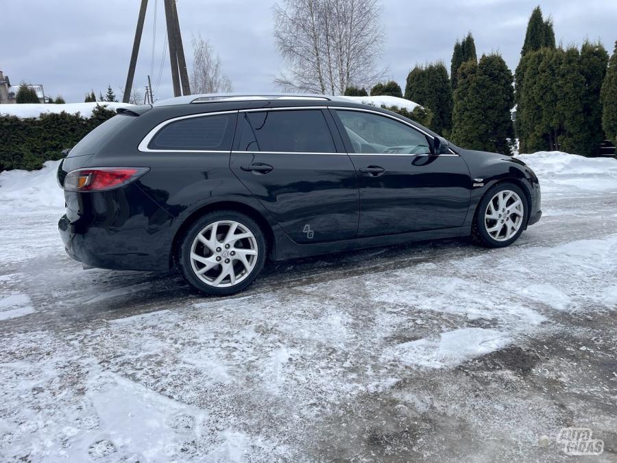 Black Mazda 6 2009 in Vilnius, with an engine capacity of 2.00 L and mileage of 290 thousand km for 2900 €, photo 8 on AUTOMOTO.COM.LV