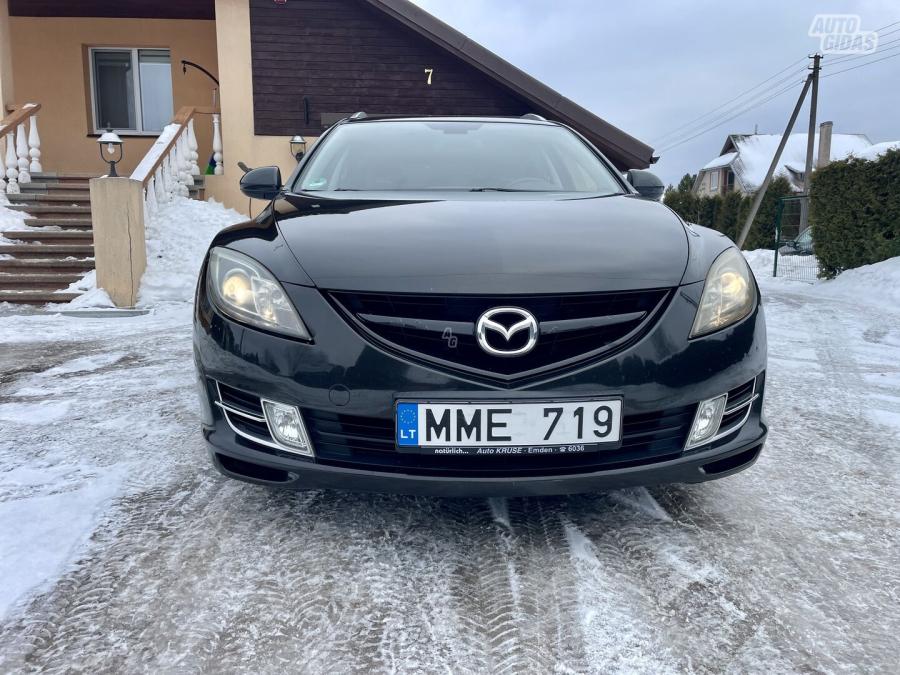 Black Mazda 6 2009 in Vilnius, with an engine capacity of 2.00 L and mileage of 290 thousand km for 2900 €, photo 9 on AUTOMOTO.COM.LV